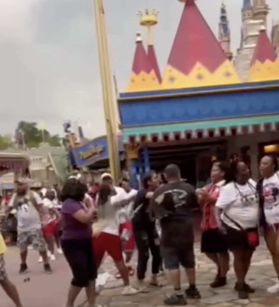 Watch Families Brawl At Disney World After One Family Leaves The Long ...