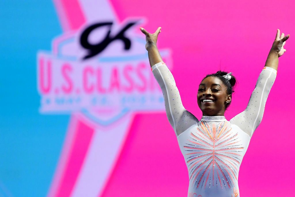 Black Excellence Simone Biles Becomes The First Woman To Land Her 7th